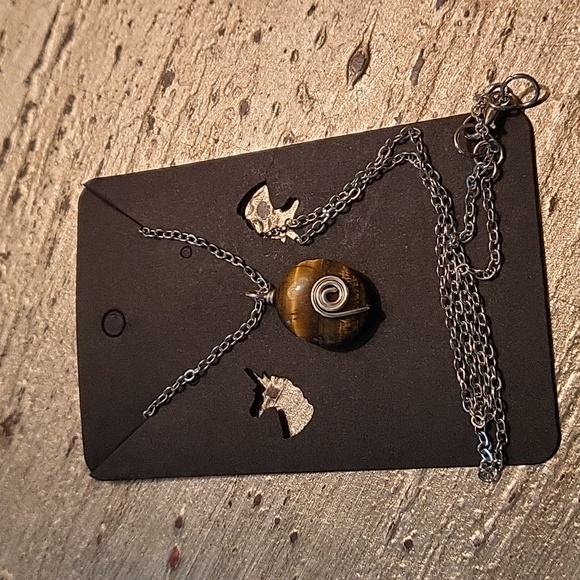 Jewelry | Natural Wire Wrapped Stone Silver | Poshmark